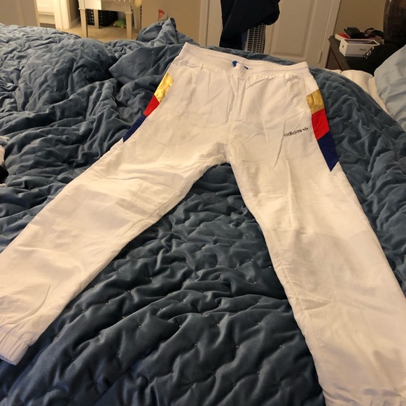 adidas | Pants & Jumpsuits | Adidas White Sweatpants | Poshmark